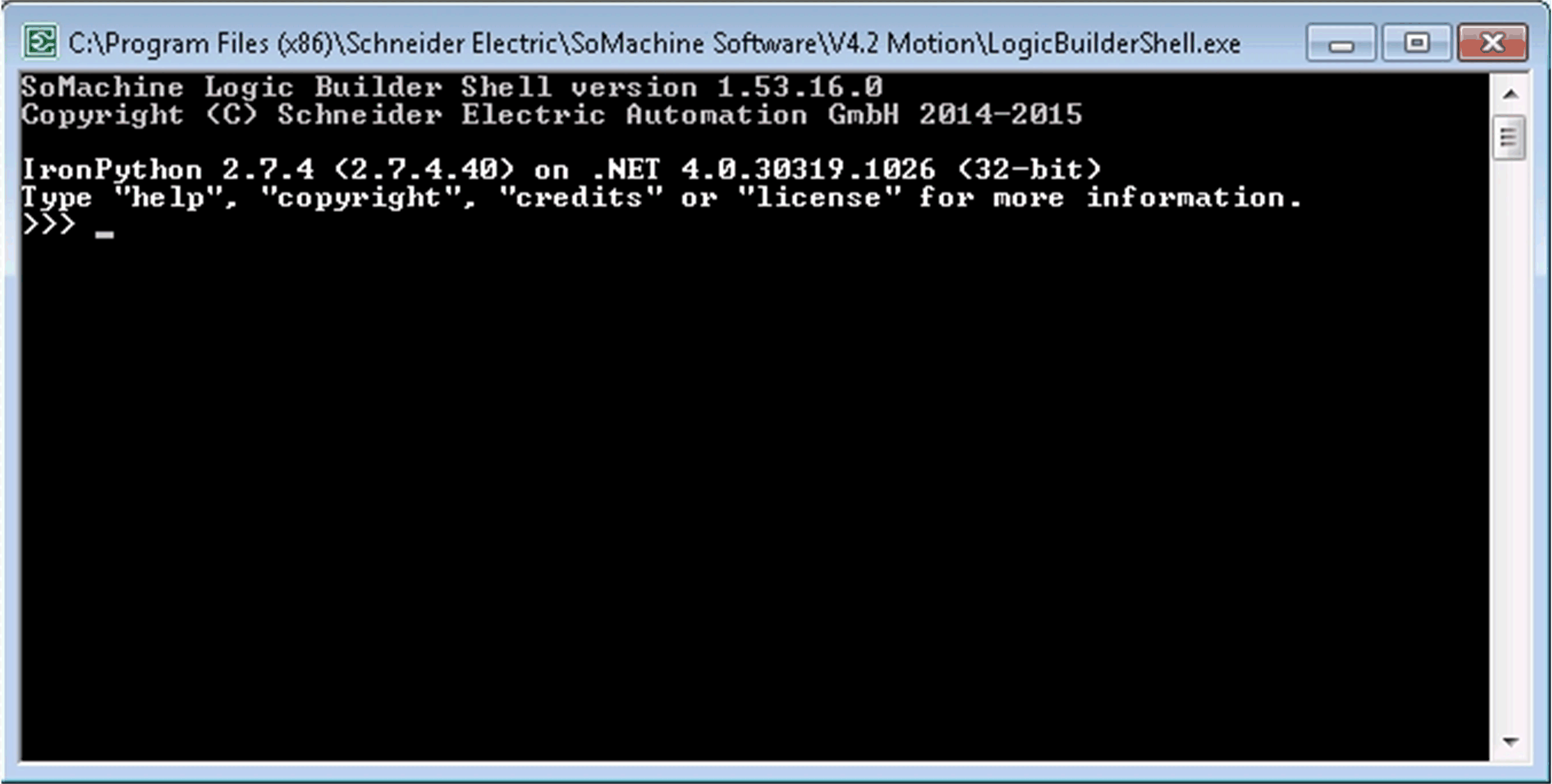 Logic Builder Shell
